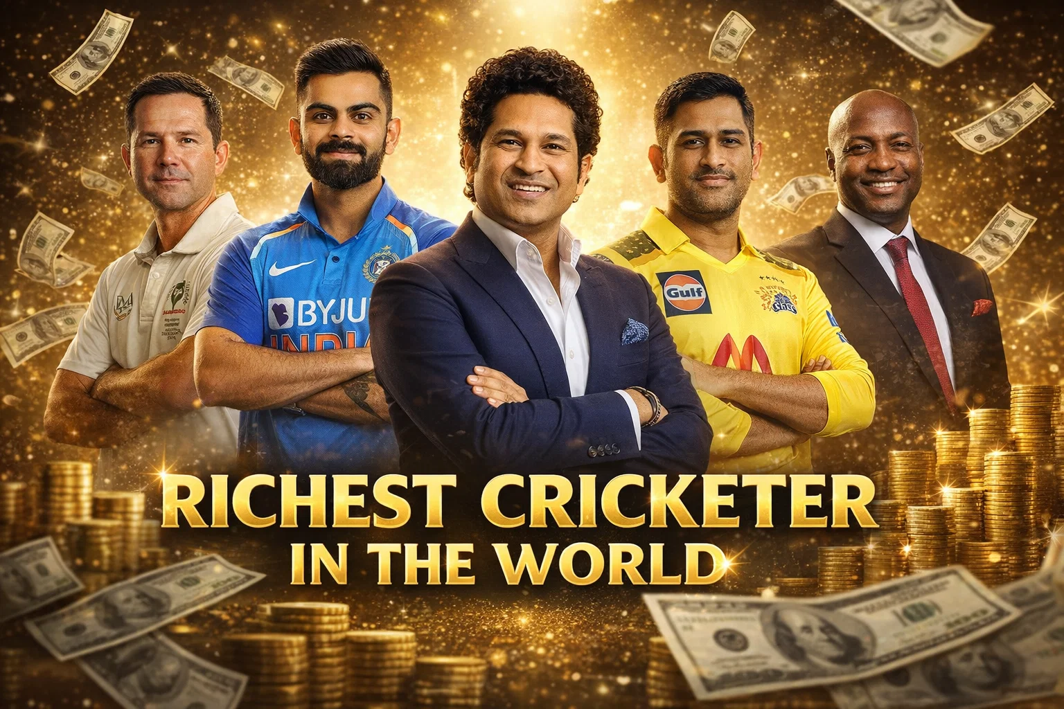 Richest Cricketer in the World 2026: Is Sachin Tendulkar Still No.1?